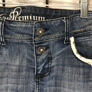 Altered | Skirts | Vintage Upcycled Fringe Denim Boho Chic Skirt Sz 9 ...